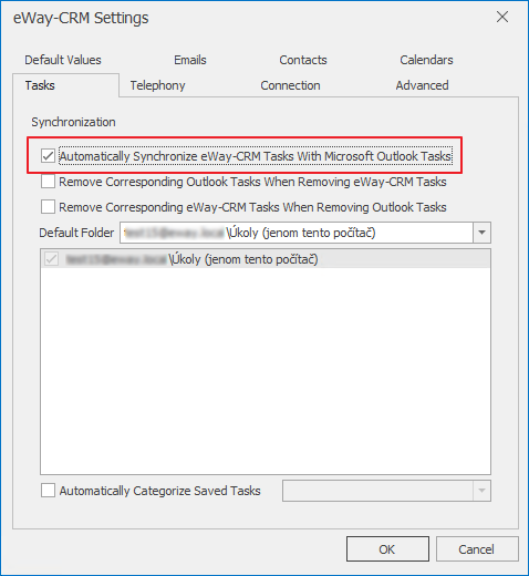 Automatic Tasks Synchronization - eWay-CRM - Best CRM in Outlook