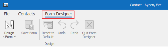 Design Your Own Forms | Customize | eWay-CRM | CRM in Outlook