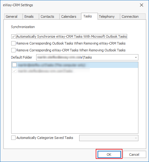 Automatic Tasks Synchronization | eWay-CRM | The Best CRM in Outlook
