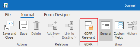 Right to Rectification - GDPR in eWay-CRM - Best CRM in Outlook