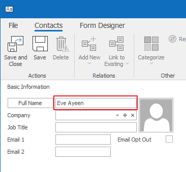 Keep All Details About Your Contacts in the Single Database | eWay-CRM