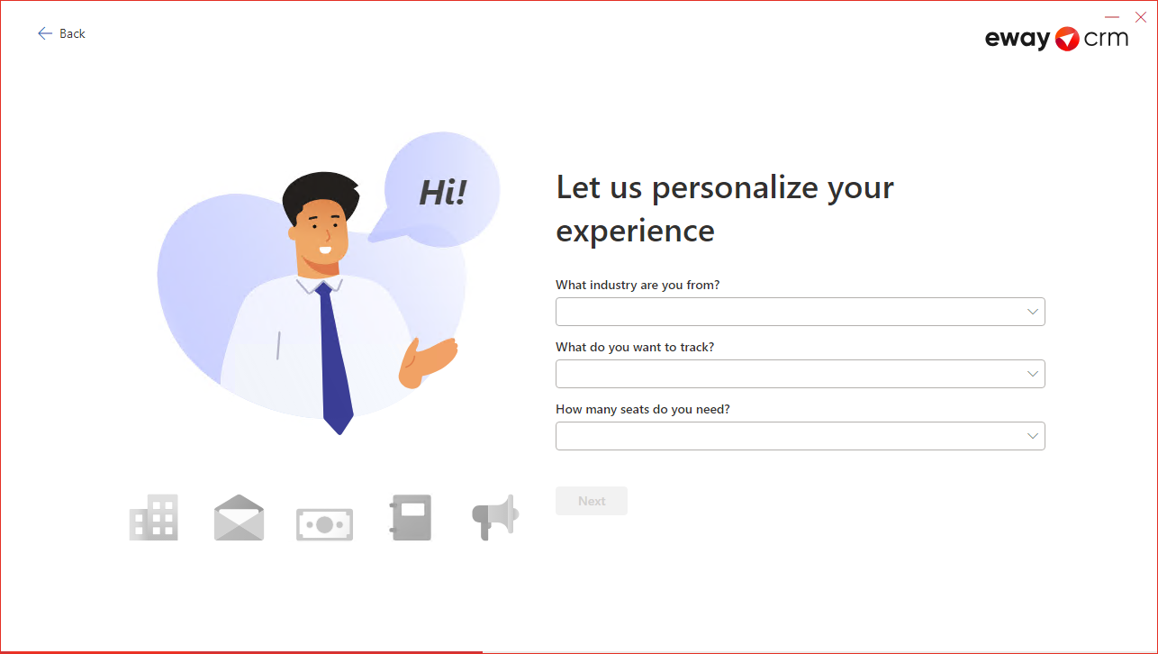 Sign Up to eWay-CRM - Best CRM in Outlook