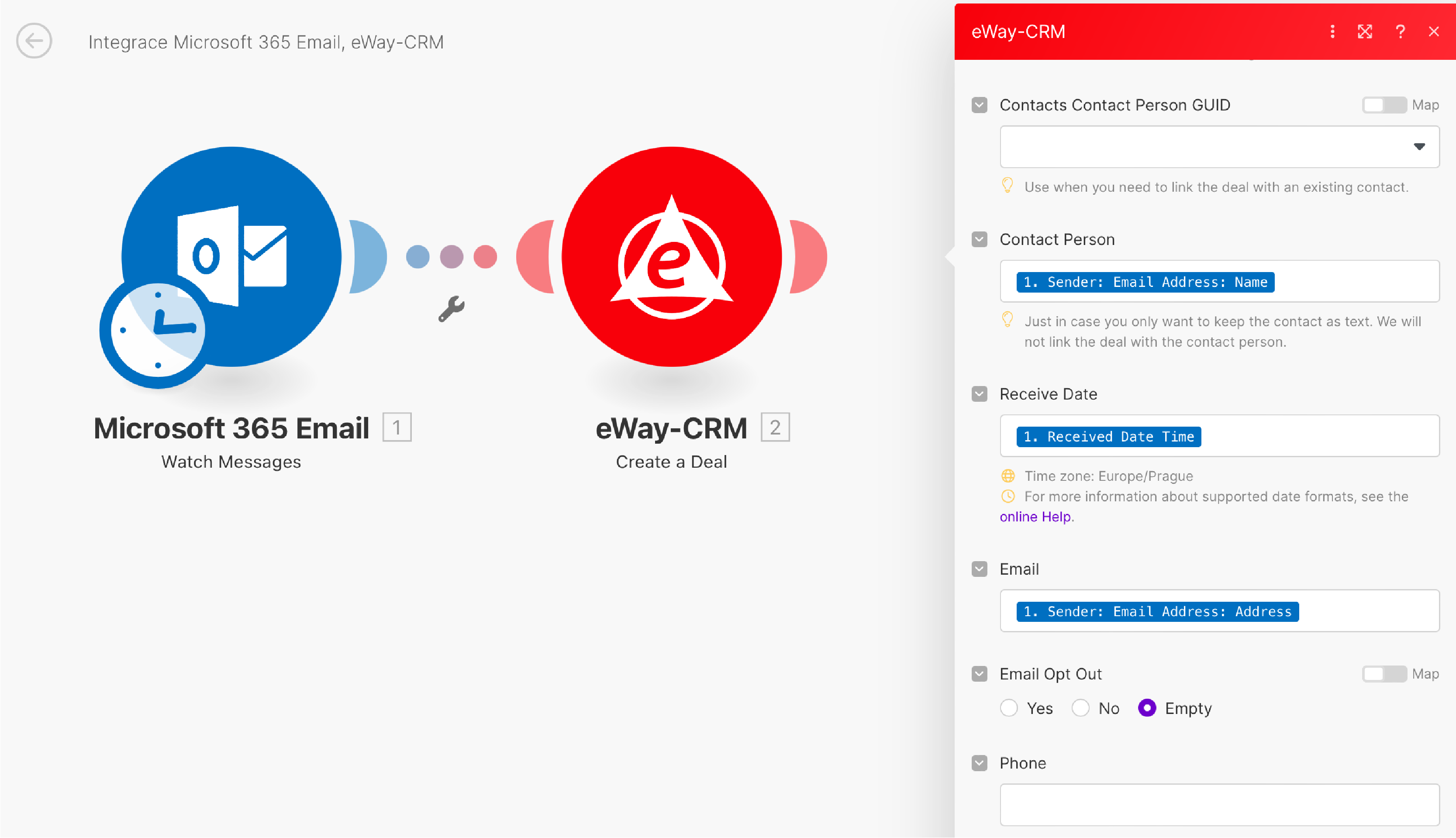 Make And Eway Crm Integrate Eway Crm